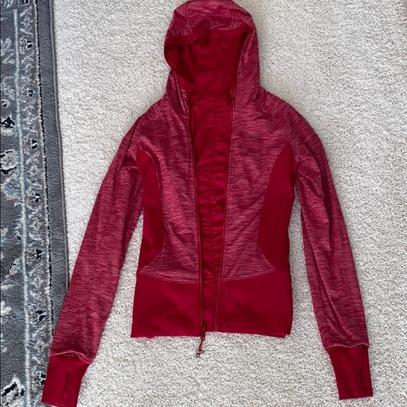 lululemon athletica | Jackets & Coats | Lululemon Reversible Red Jacket ...
